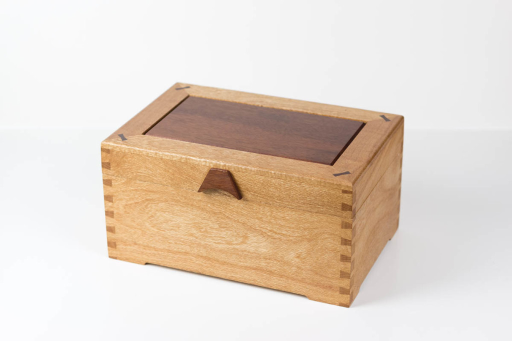 Keepsake box is made for you by accomplished box maker Col Hosie
