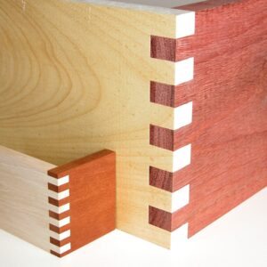 Adjusting sleeves for finger joint cutters-adjust the fit of finger joints