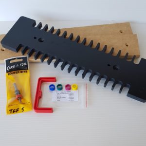 Adjusting sleeves for finger joint cutters-adjust the fit of finger joints