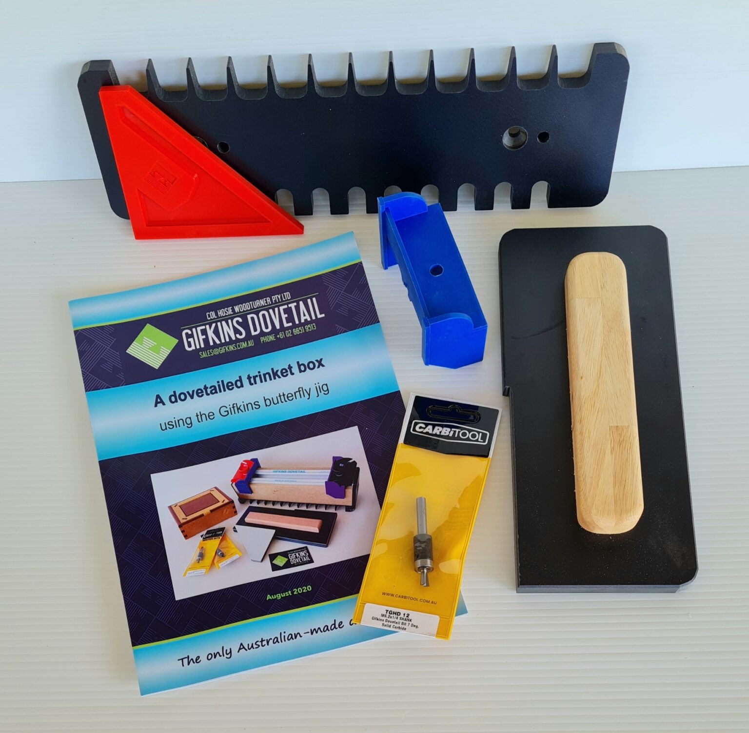 Dovetail jig-Standard Butterfly adapter kit for your Gifkins jig